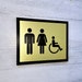 Accessible Restroom Signs. Handicap Accessible Bathroom Signage. All ...