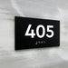 ADA Room Number Signs. Custom ADA Compliant Number Plaques. Apartment ...