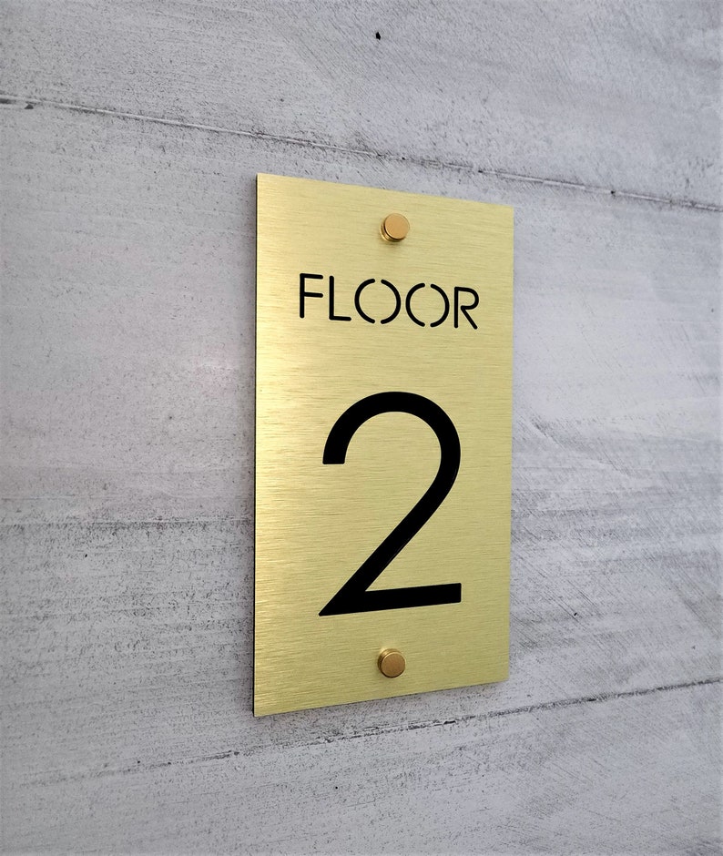 Floor Number Sign. Floor Numbers and Letters. Level Numbering - Etsy