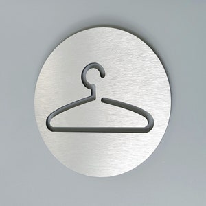 Hanger Symbol Sign. Changing Room Signs. Dressing Room Sign. Coat ...