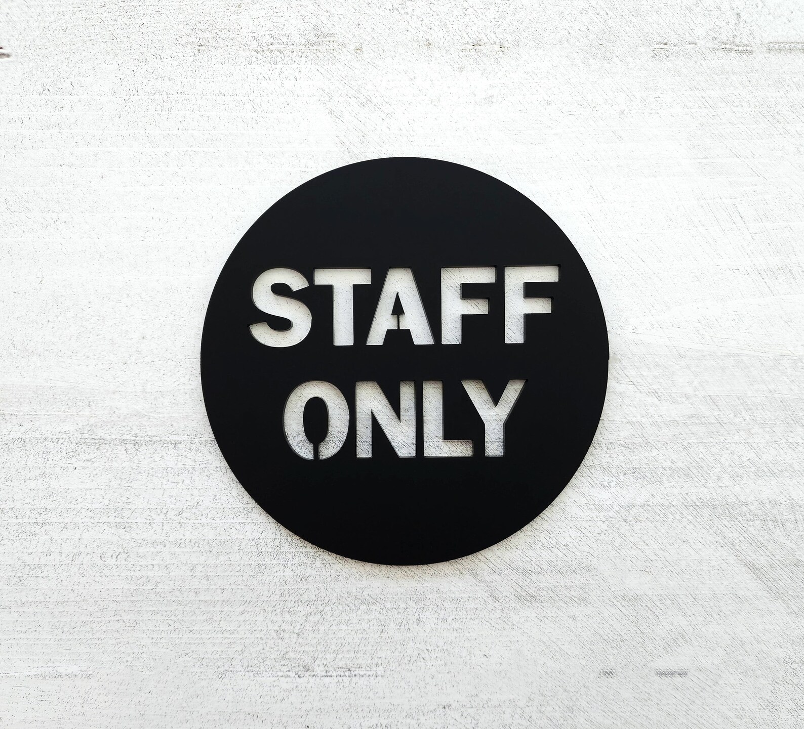 Staff Only Signs. Employees Only. Acrylic Office Signs. Business ...