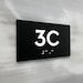 ADA Room Number Signs. Custom ADA Compliant Number Plaques. Apartment ...