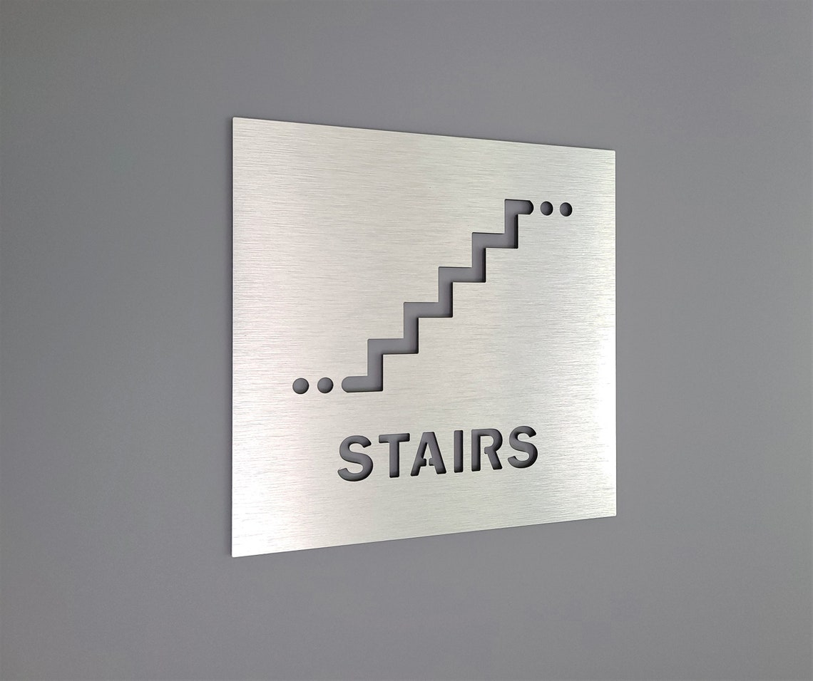 Stairs Sign. Stairway Sign. Stairwell Exit. Warning and - Etsy