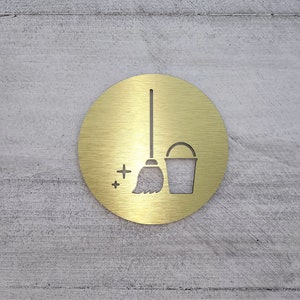 Janitor Room Door Sign. Janitor's Room. Janitorial Closet Sign ...