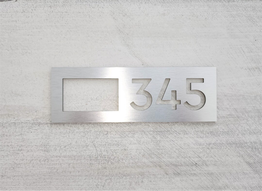 Modern Room Number Sign. Bold Apartment Numbers. Hotel Room Numbers ...