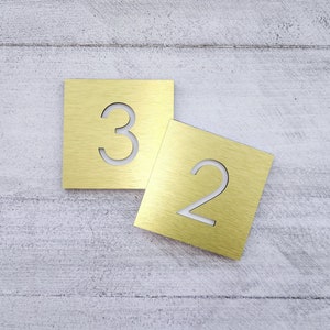 Custom Apartment Numbers. Apartment Door Sign. Hotel Room Number ...