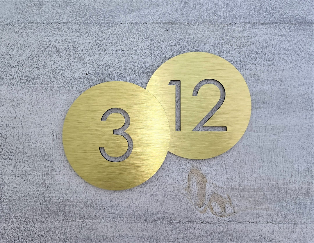 Door Numbers for Hotel Rooms, Apartments, Exam Rooms. Modern House ...