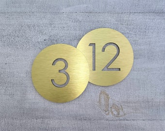 Modern House Numbers, HDPE Numbers, Long Lasting, Number Sign, Address ...