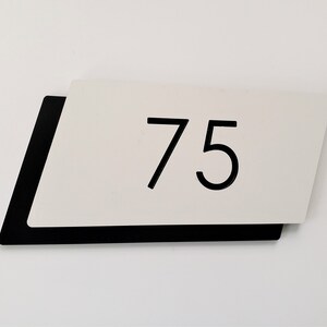Gold Door Number Sign. Apartment Number Plaque. Hotel Room Numbers ...