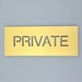 Private Sign for Office Doors. Do Not Enter Sign. Private Entry Signage ...
