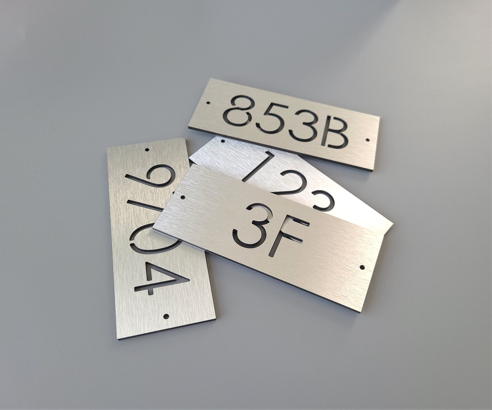 Aluminum House Number Plaque. Metal Address Sign. House - Etsy