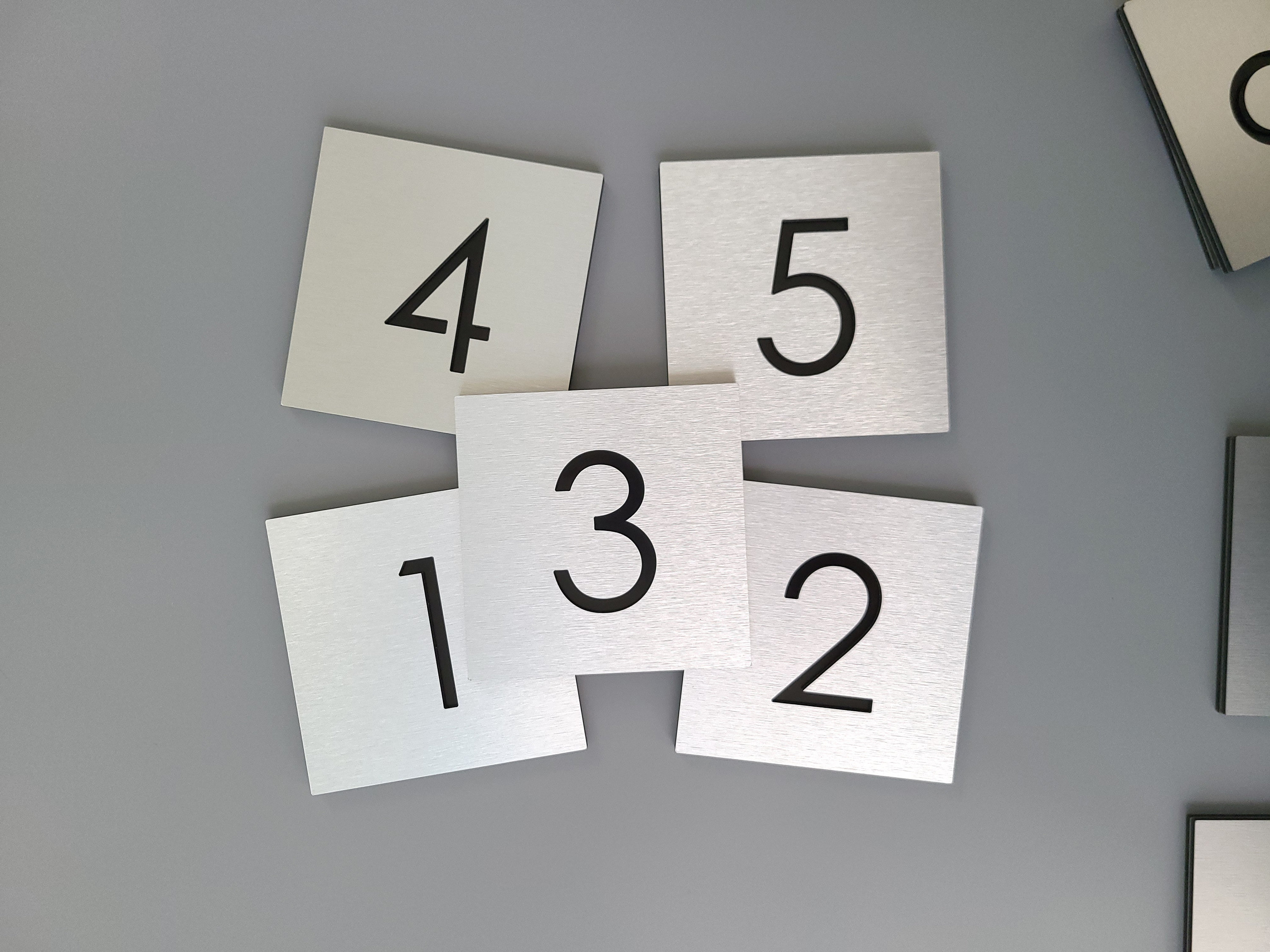 Custom house numbers. Apartment number sign. Hotel room numbers. Door ...