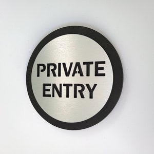 Private Entry Sign. Private Sign. Staff Only. Employees Only. Business ...