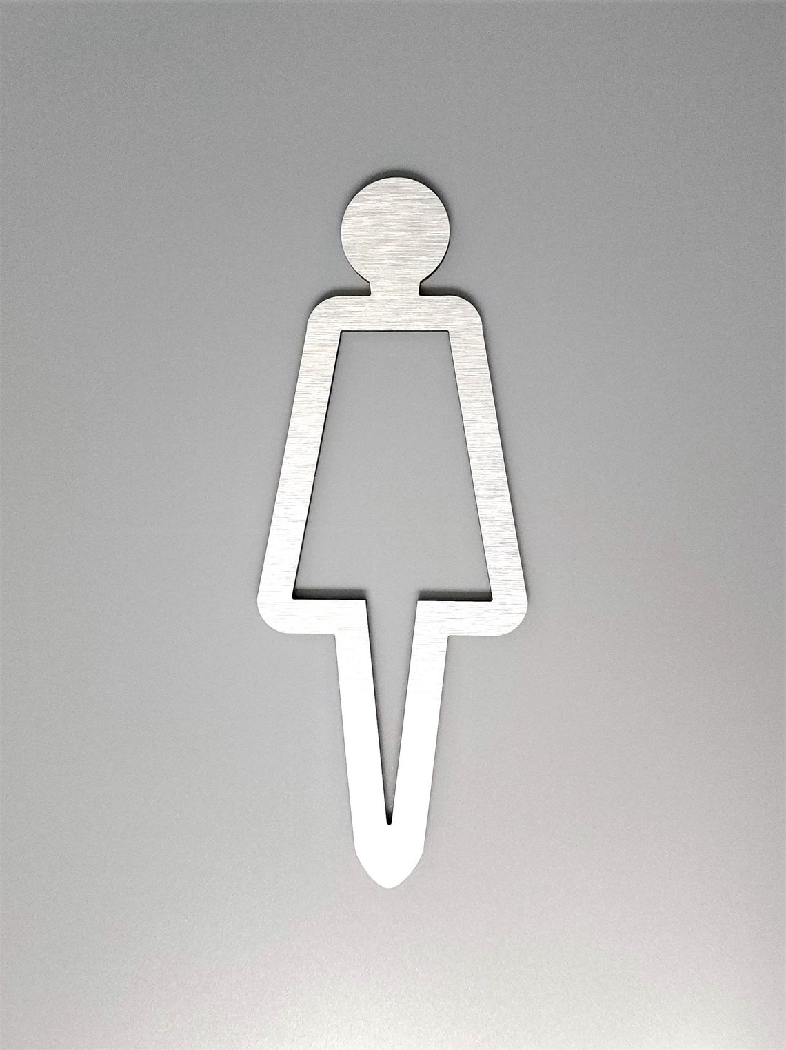 Woman Figure for Restroom Door. Female Bathroom Door Signs. - Etsy