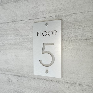Floor Numbers. Level Numbers. Floor Number Signs. Stairway Signs ...