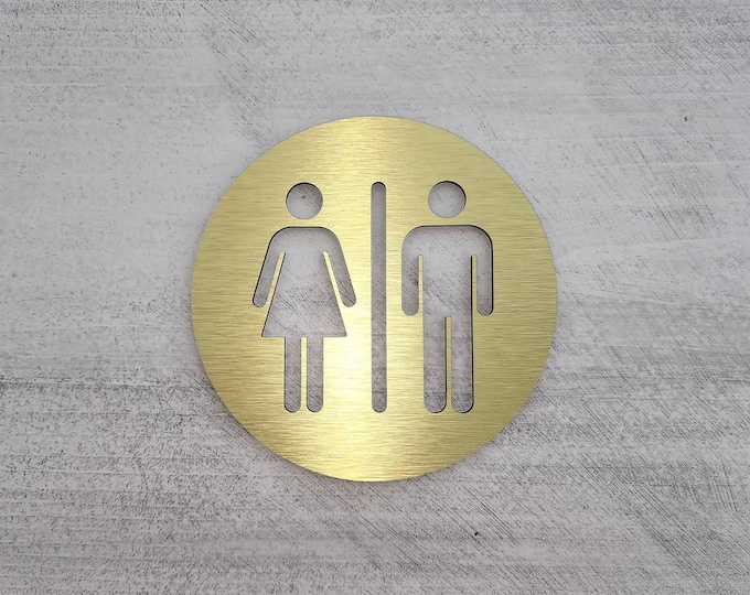 Gender Neutral Bathroom STALLS ONLY Restroom Sign - Etsy