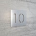 Square House Number Sign. Custom Apartment Numbers. Hotel Room Numbers ...