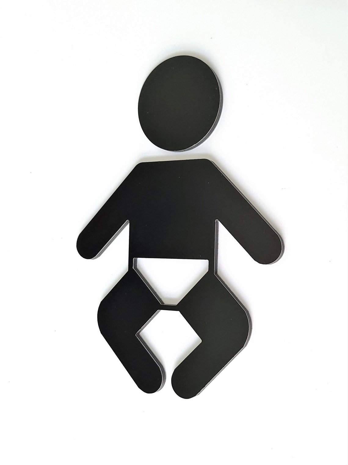Baby Changing Bathroom Sign. Baby Changing Station Door Sign. Baby ...