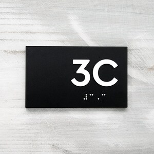 Custom ADA Compliant Number Signs. ADA Hotel Room Number Plaques ...