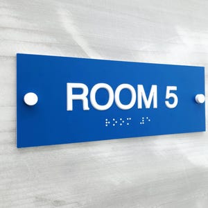 ADA Compliant Room Name Sign. Custom Room Identification ADA Signs ...