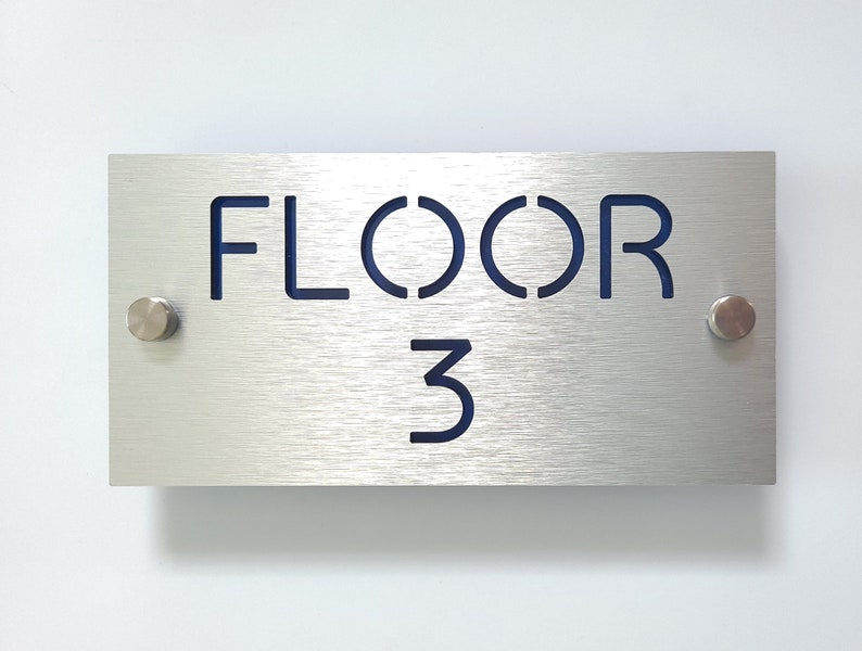 Custom Floor Numbers. Floor Number Sign. Level Numbering Sign. - Etsy