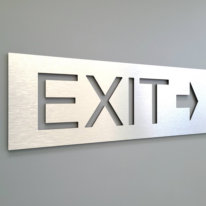 Is a Exit Sign - Etsy
