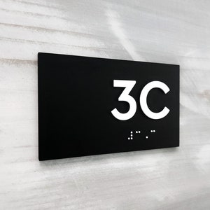 Custom ADA Compliant Number Signs. ADA Hotel Room Number Plaques ...
