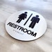 ADA Compliant Unisex Restroom Sign. Unisex Bathroom Signage. ADA ...