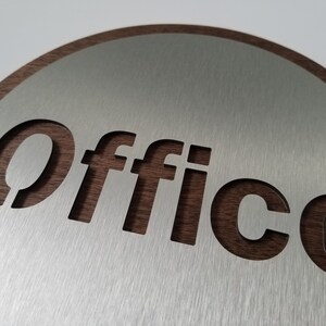 Modern Office Sign. Office Sign for Door. Business Door Signs. - Etsy