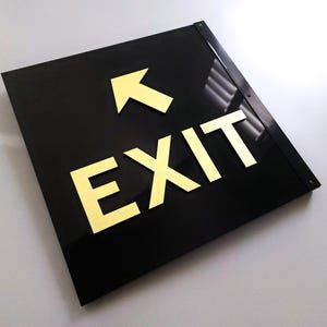 Blade EXIT Signs. Flag Signs. Directional Exit Signage for ...