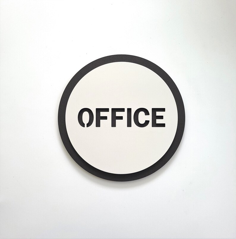 Office Sign. Office Sign for Door. Modern Business Door Signs. | Etsy