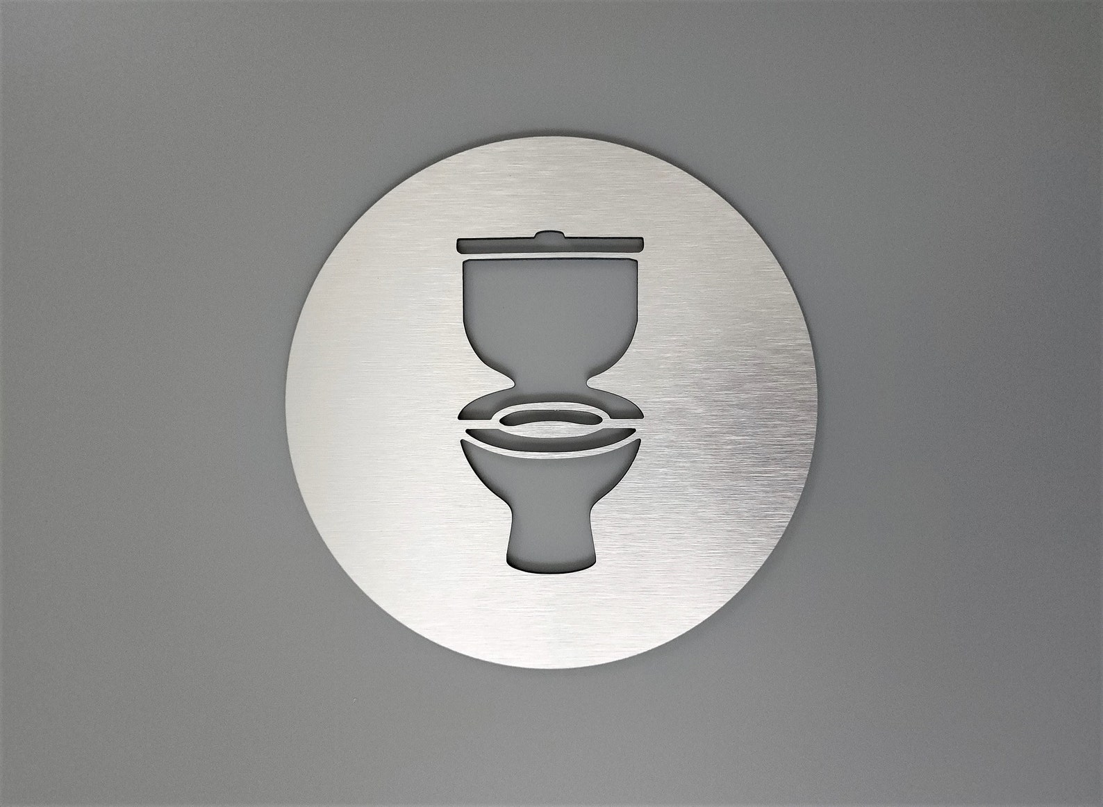 Aluminum Toilet Symbol Sign. Bathroom Sign. Restroom Signage. - Etsy