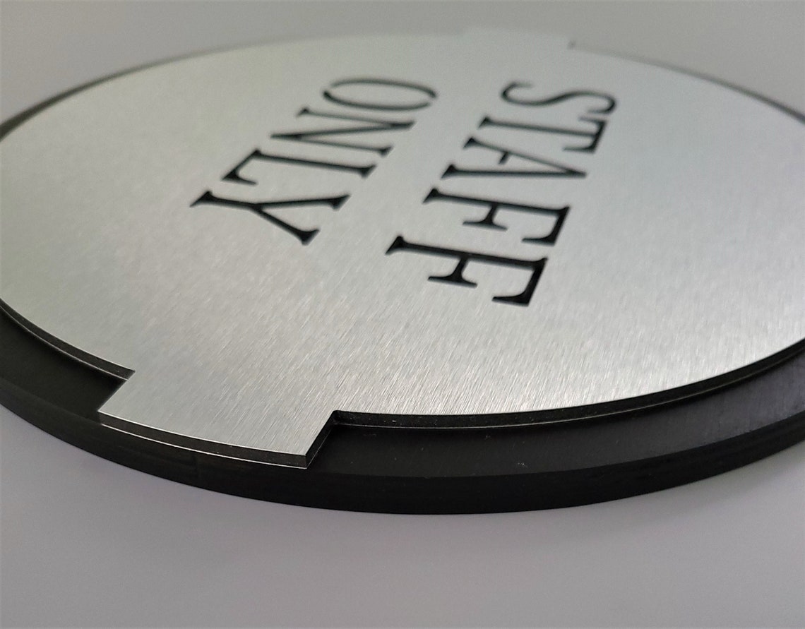 Modern Staff Only Sign. Employees Only Door Sign. Private. | Etsy