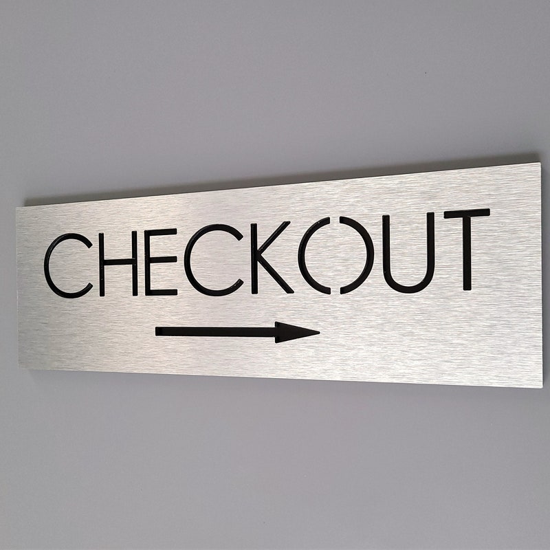 Check Out Sign - Etsy