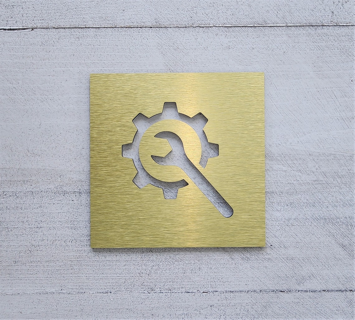 Mechanical Room Sign. Door Sign for Mechanical Room. Identification ...