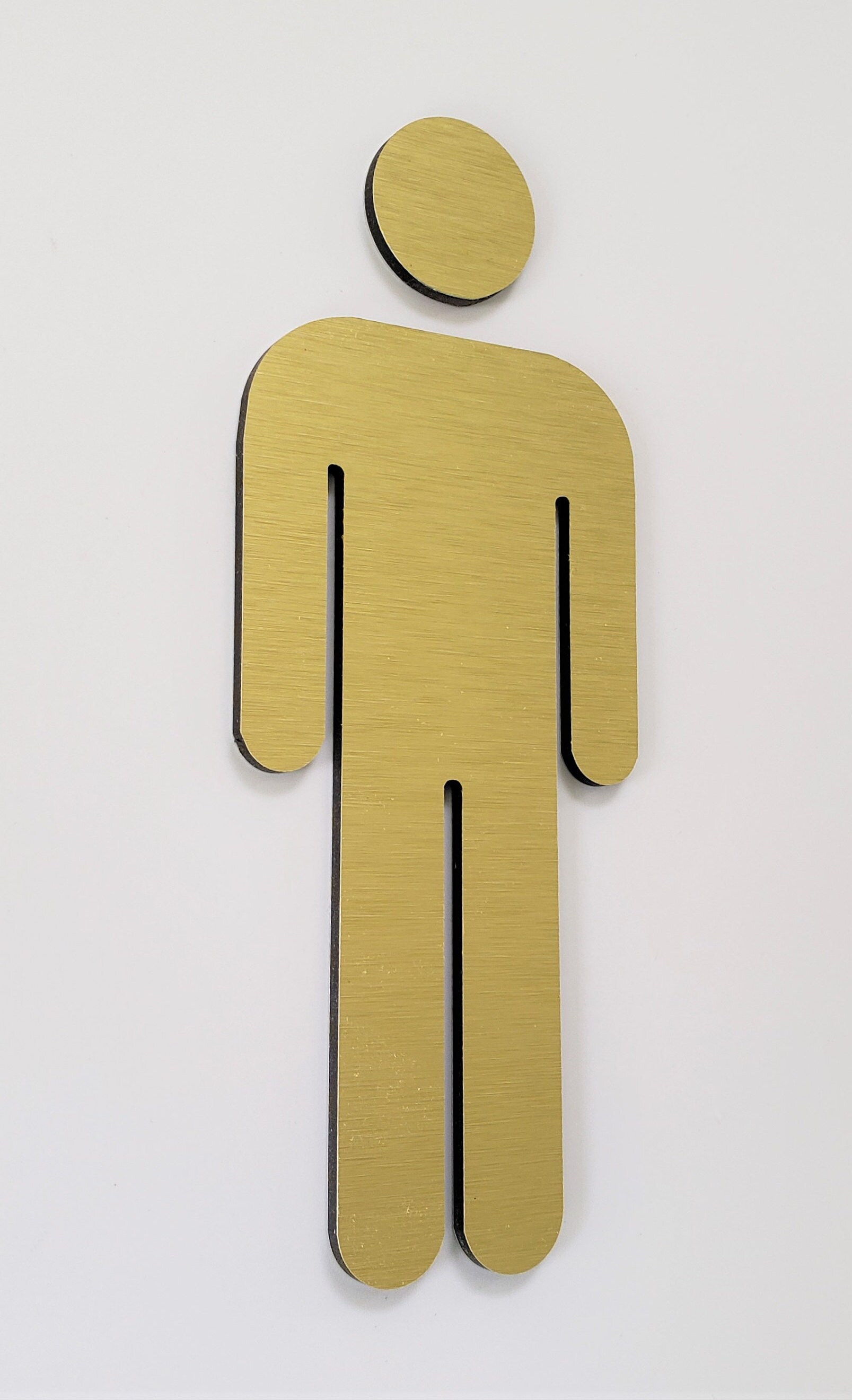 Male bathroom figures - set of 2. Handicap accessible restroom sign ...