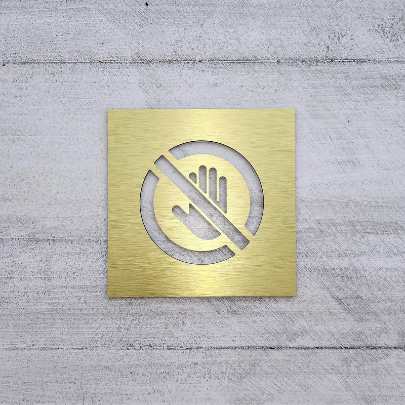 Keep Hands off Sign - Etsy