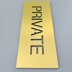 Private Sign for Office Doors. Do Not Enter Sign. Private Entry Signage ...