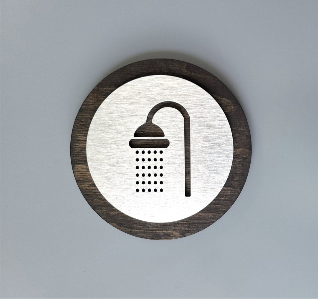 Sign for Shower Room. Shower Room Door Sign. Shower Room Signage for ...