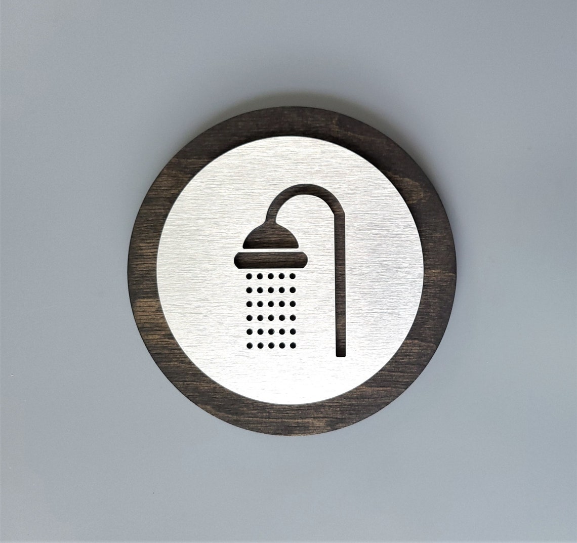 Sign for Shower Room. Shower Room Door Sign. Shower Room Signage for ...