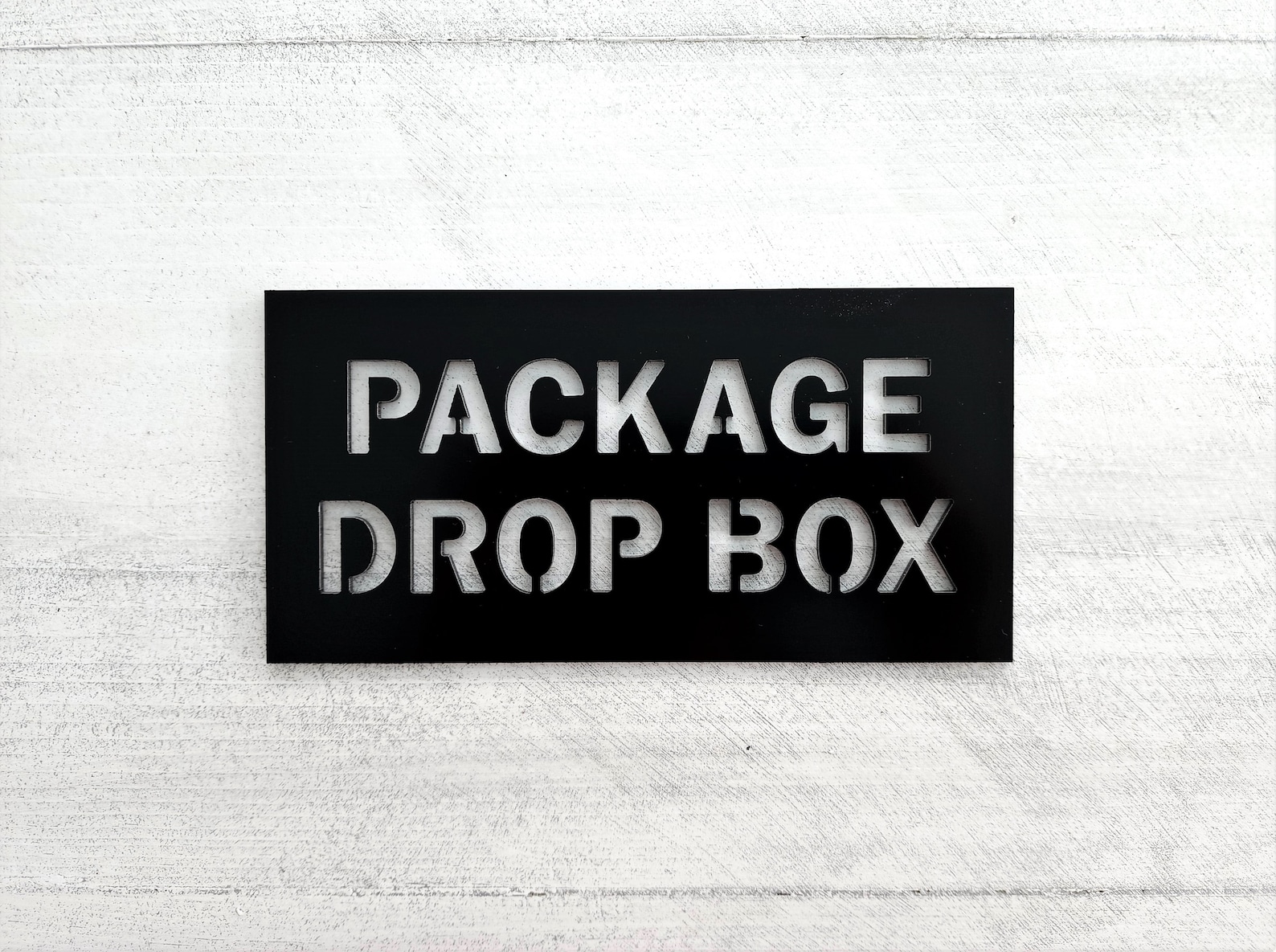 Package Drop Box Sign. Please Leave Packages in the Box Sign. Sign for ...