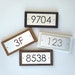 Hotel Room Numbers. Modern Apartment Numbers. Door Number Plaque. - Etsy