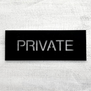 Private Sign for Office Doors. Do Not Enter Sign. Private Entry Signage ...