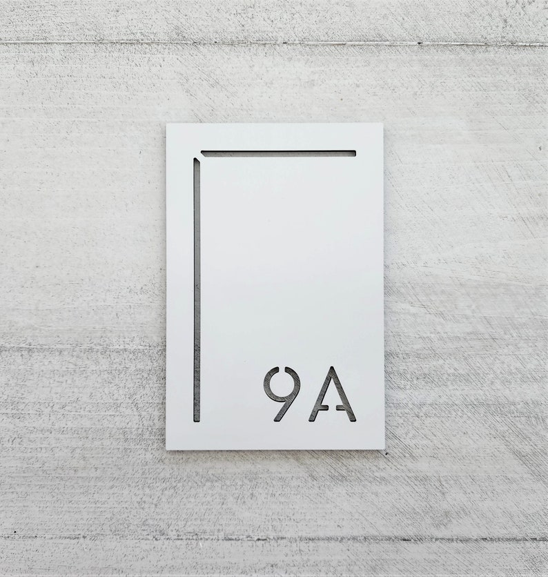 Custom Apartment Numbers. Hotel Room Number Sign. Apartment - Etsy
