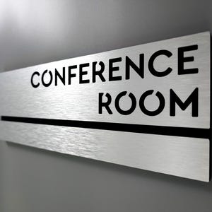 Custom Text Door and Wall Signs. Custom Quote Sign. Modern Business ...