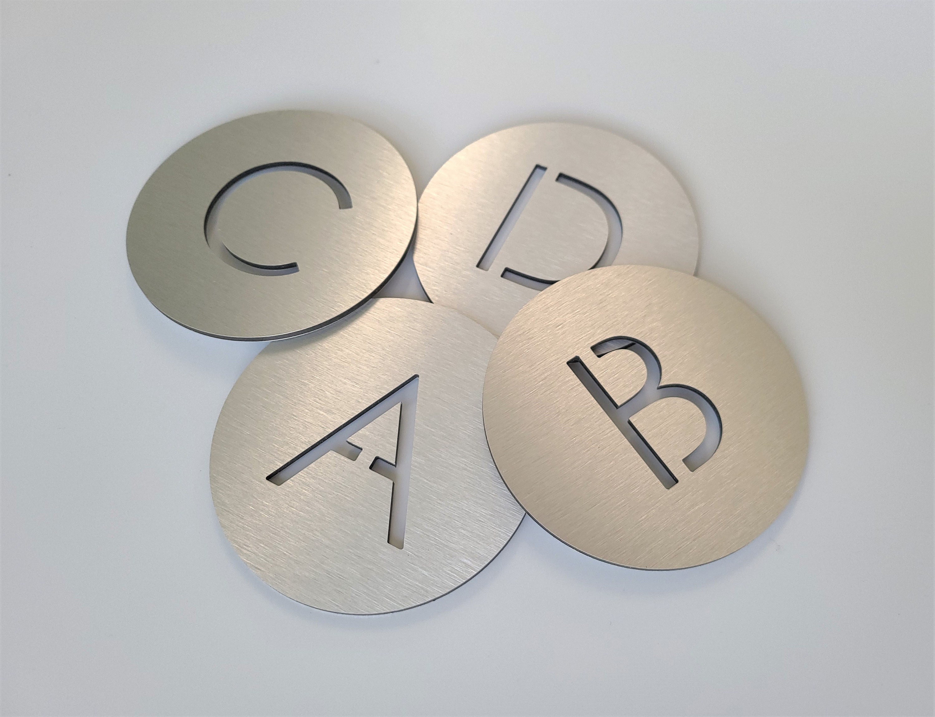 Round Number Plaque. Exam Room Numbers. Door Number Sign. | Etsy