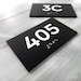 ADA Room Number Signs. Custom ADA Compliant Number Plaques. Apartment ...