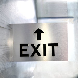 Blade EXIT Signs. Flag Signs. Directional Exit Signage for ...
