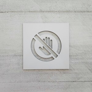 No Entry Hand Sign. Not Allowed Hand Sign. Stop Hand Symbol. Do Not ...