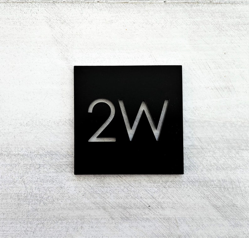 Square House Number Sign. Custom Apartment Numbers. Hotel Room - Etsy